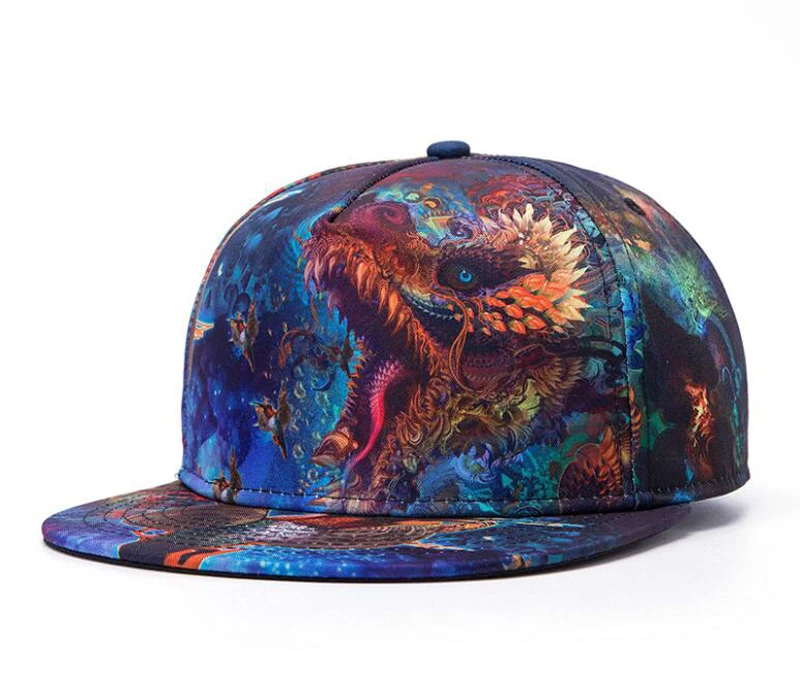 2017 New Men's Fashion Vintage Printed Bboy Snapback Baseball Hats Hip ...