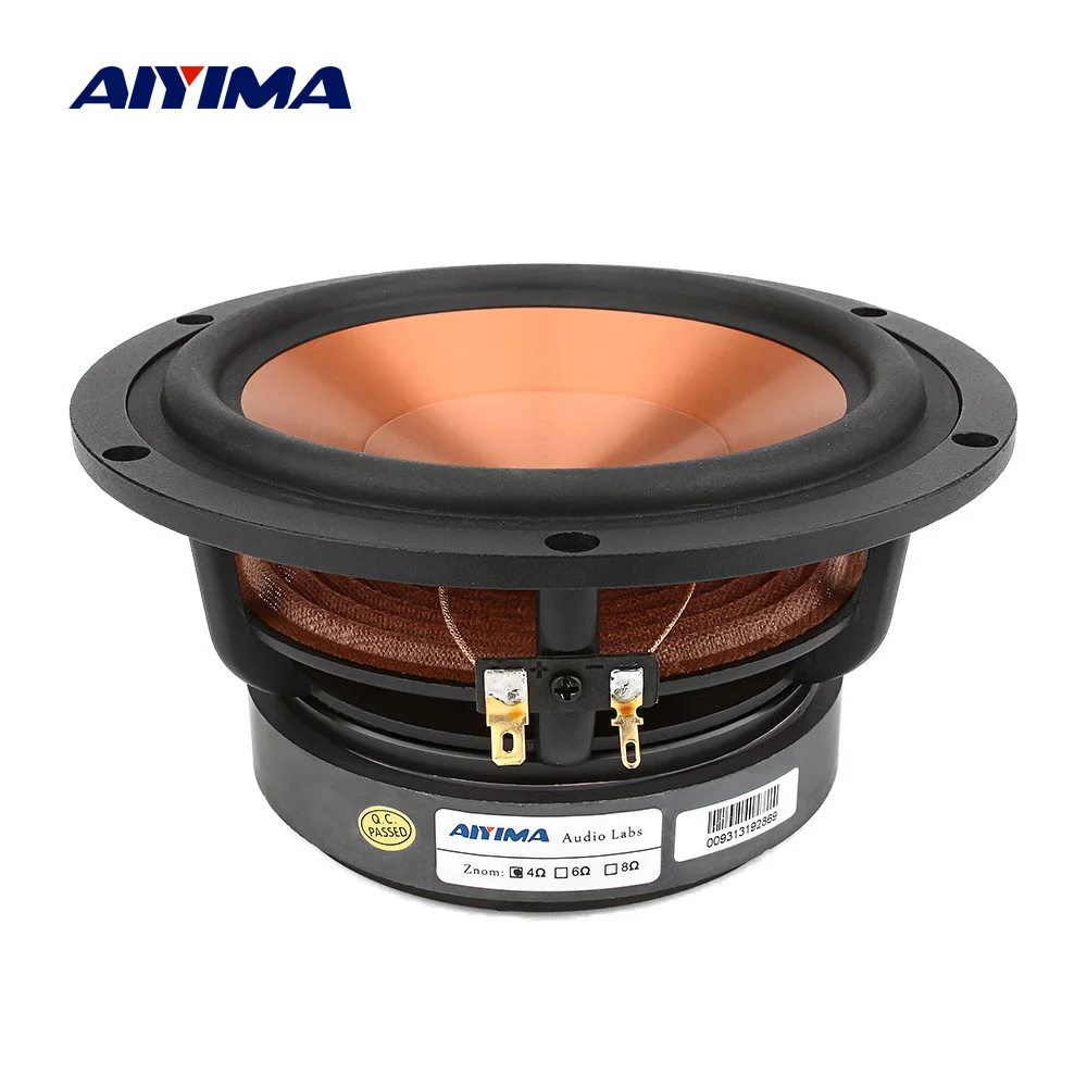 AIYIMA-Altifalante Cerâmico De Alumínio, Altifalante, Midrange Woofer ...