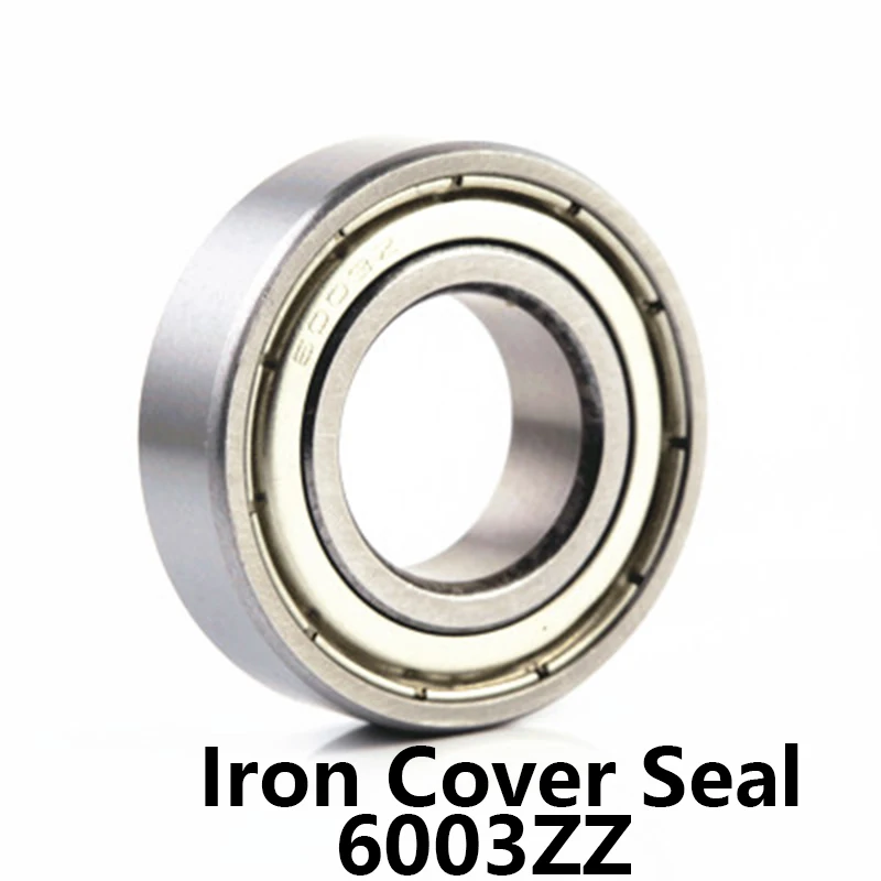 1pcs/lot 6003ZZ Deep Groove Ball Bearing Iron Cover Seal 6003-ZZ 6003ZZ ...