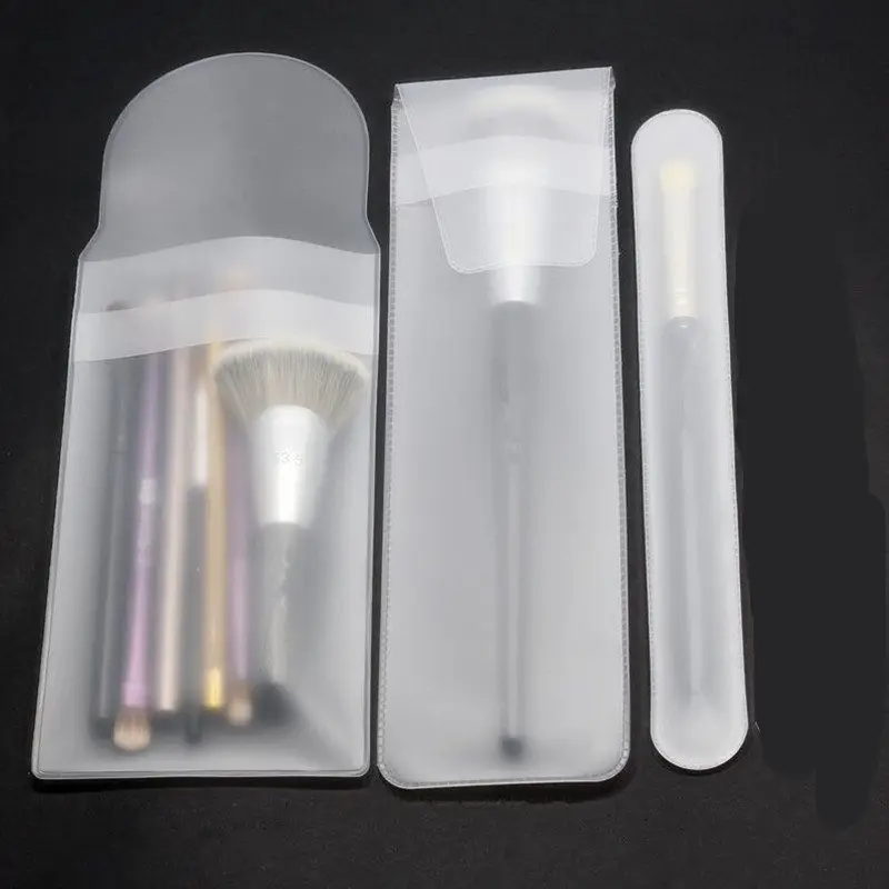 10pcs White Makeup Brushes Protector Guard Protective Sleeve Dust Proof Protector Case Beauty