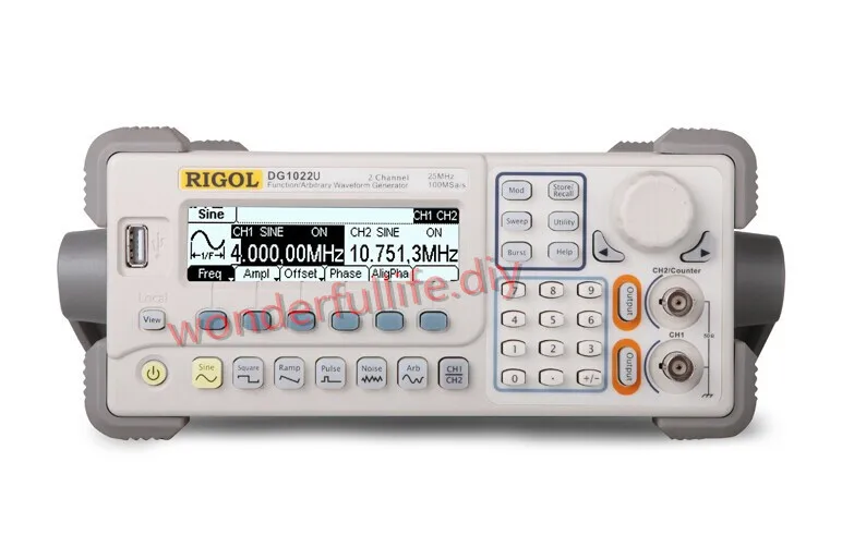 DG1022U Signal Generator 2 Channel 25 MHz Function Waveform Signal ...