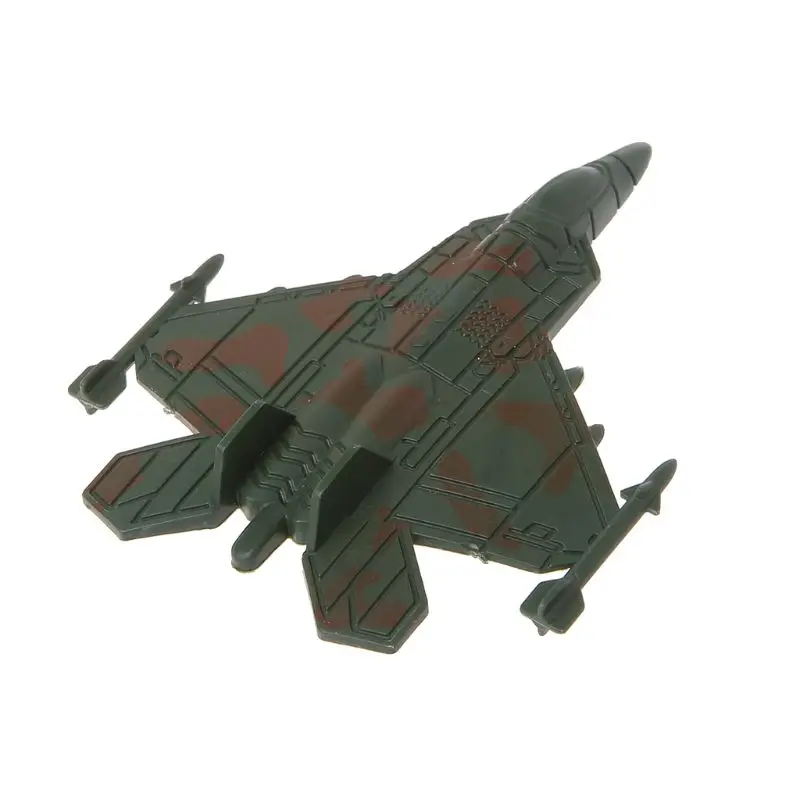 Plastic Military Airplane Fighter Model Kids Simulation Plane Toy ...