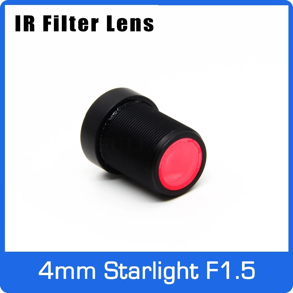 Starlight Lens With Ir Filter 3mp 4mm Aperture F1.5 1/2.7 Inch For ...