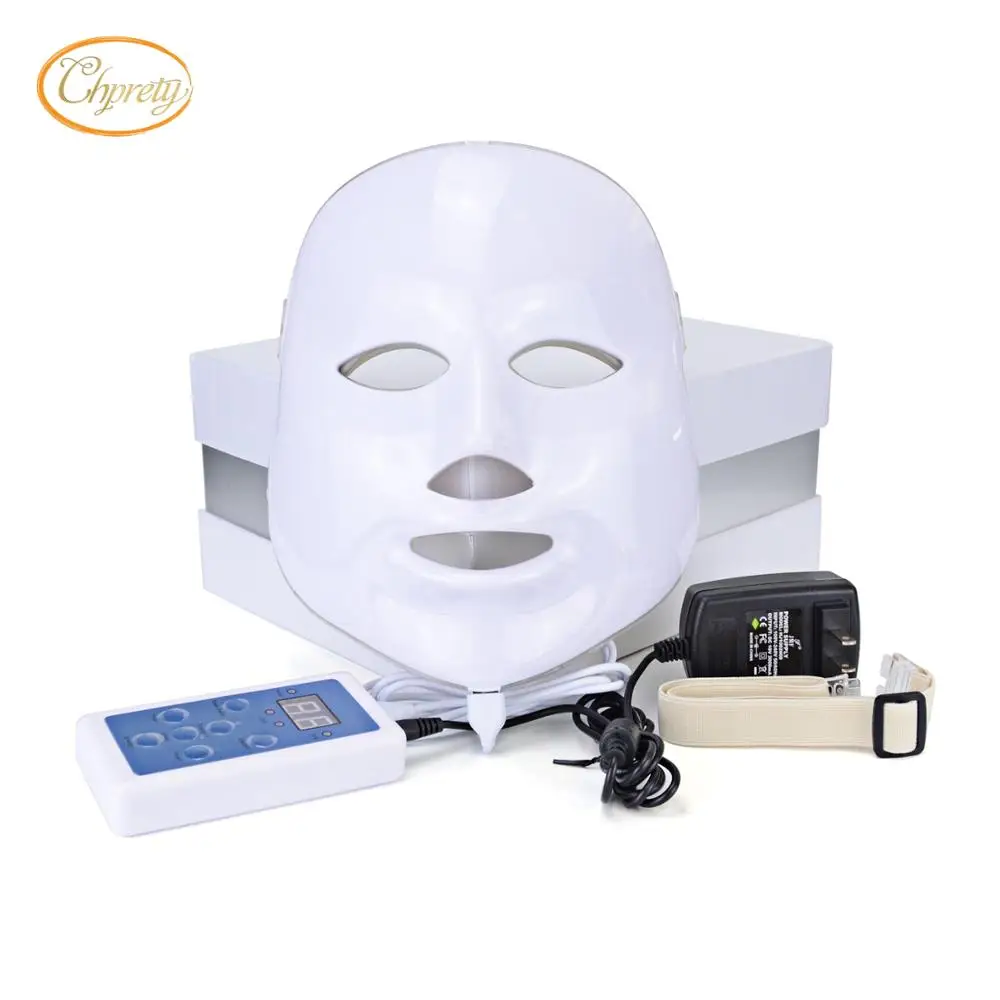 7 Colors Light Photon LED Photodynamics PDT mask led facial Skin ...