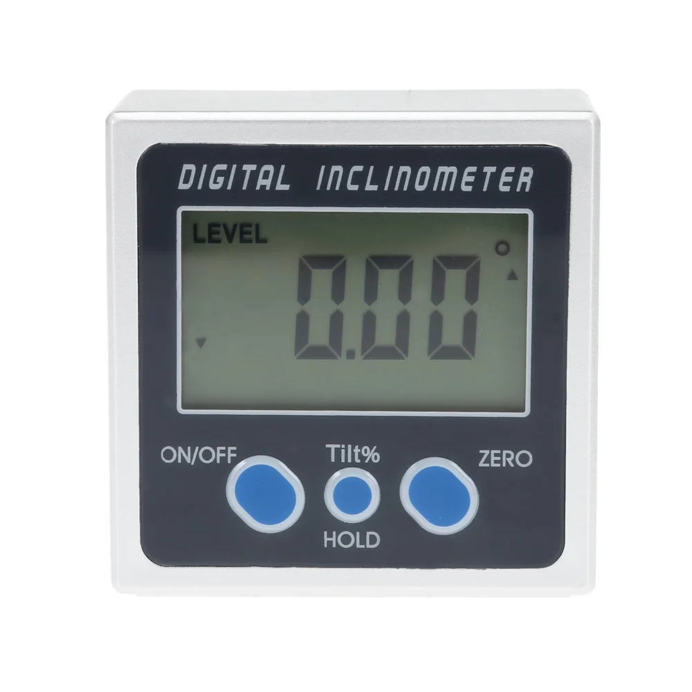Digital Inclinometer Electronic Protractor Magnetic Base Mini 360 ...