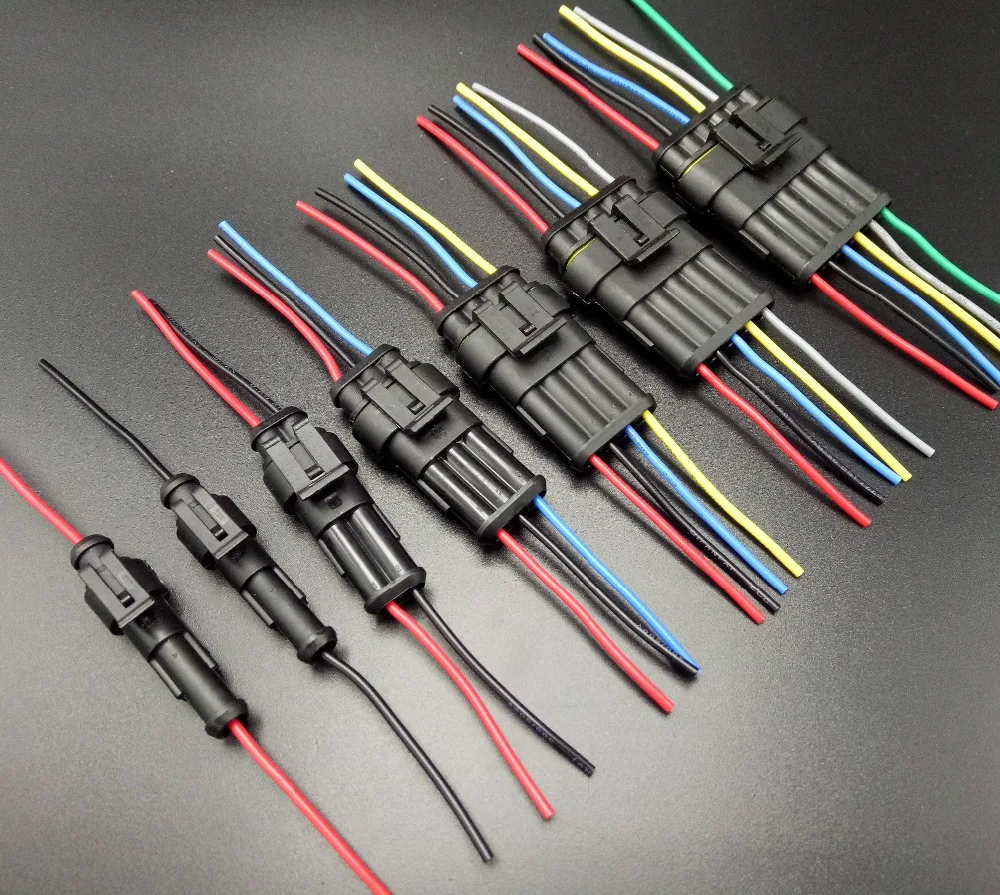 40 CONNECTEURS MALE FEMELLE ELECTRONIQUE ELECTRIQUE PRISE CABLE CORDON ...