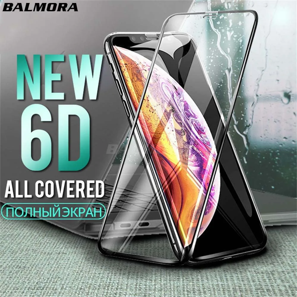 Balmora 6d Curved Tempered Glass For Iphone X Xr Xs Max Full Protective