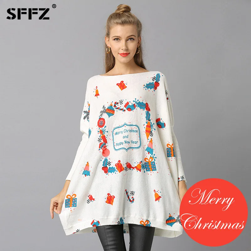Jersey de Navidad para Mujer de Feliz Año Nuevo de SFFZ, sudadera ...