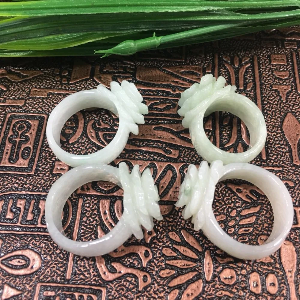 Anillo de flor Natural birmano yu A Clavel er/|Anillos| - AliExpress
