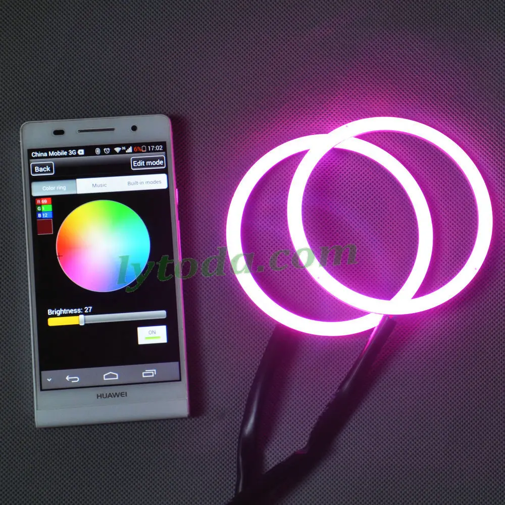 70mm-wifi-rgb-led-angel-eyes-colors-with-RF-controller-70mm-rgb-led ...