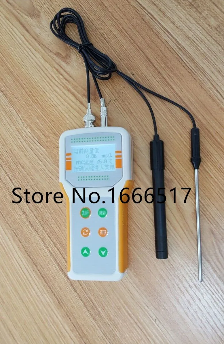 Portable Dissolved Oxygen Meter Temperature handheld water quality DO ...
