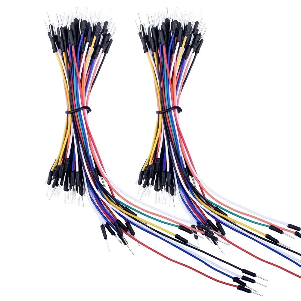 65pcs Jump Wire In Pakistan Cable Male to Male Jumper Wire for Arduino ...