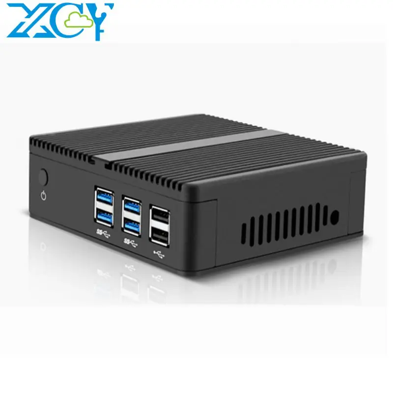 xcy Fanless Mini PC computer Windows 10 Core i3 4010Y i5 4210Y i7 4610Y ...
