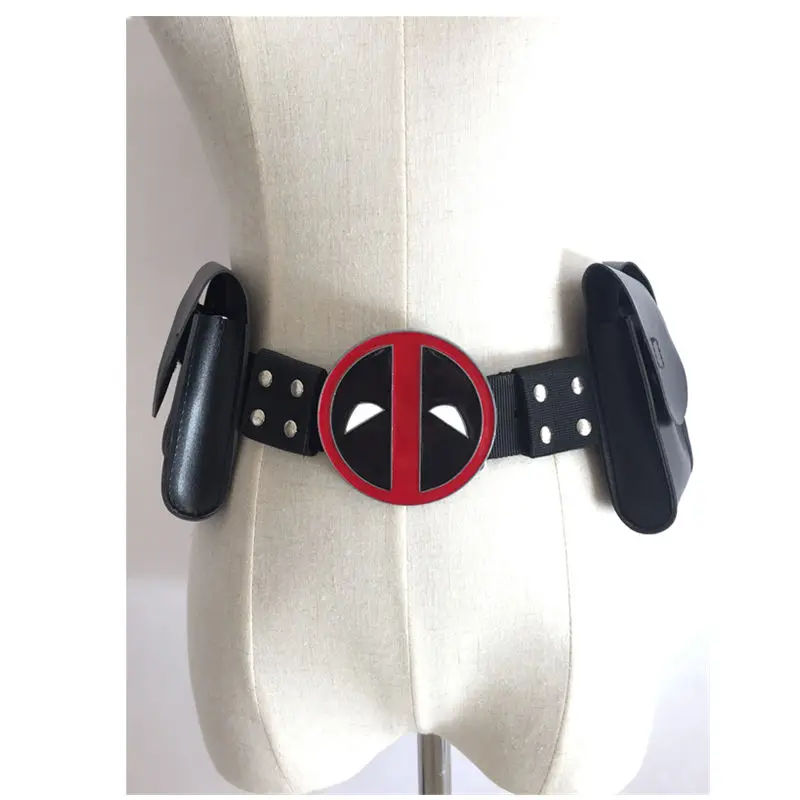 Deadpool X-men Superhero Cosplay Costume Metal Belt Sword Back Strap ...