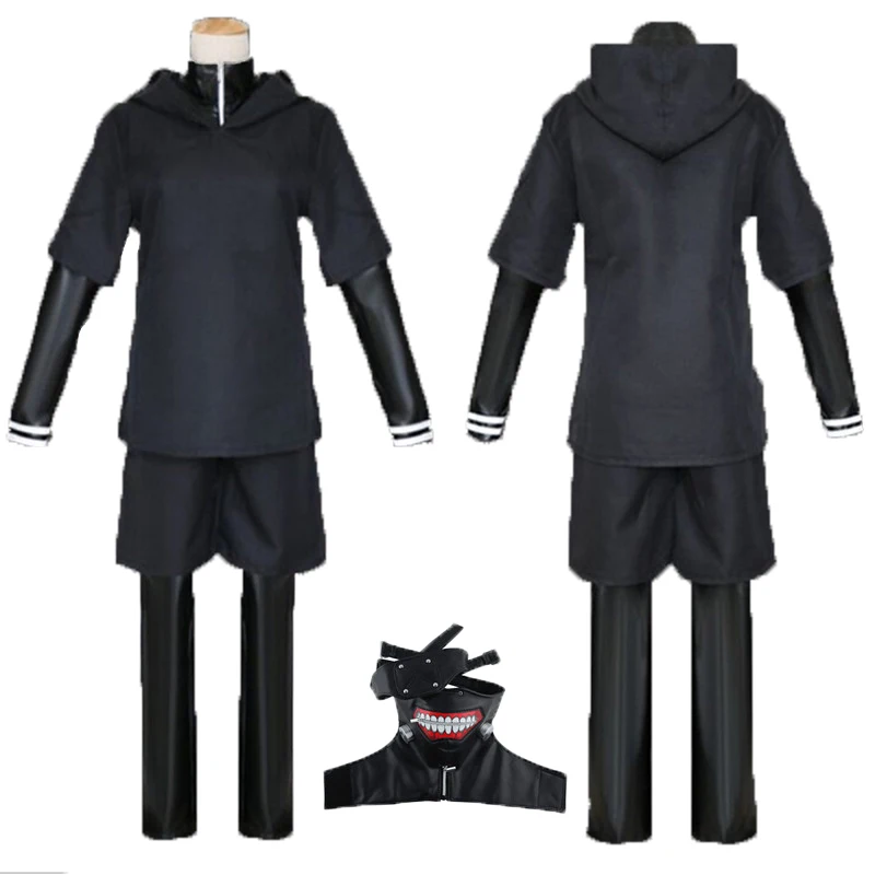 Japanese Anime Tokyo Ghoul Cosplay Costumes Kaneki Ken Cosplay Costumes ...