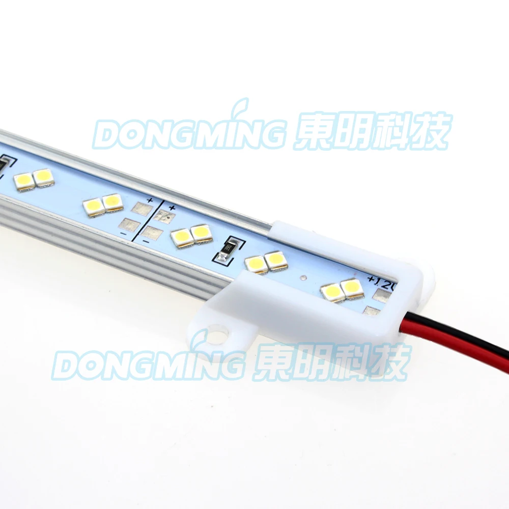 LED bar light 2835 smd DC 12V double row LED rigid strip with aluminum ...