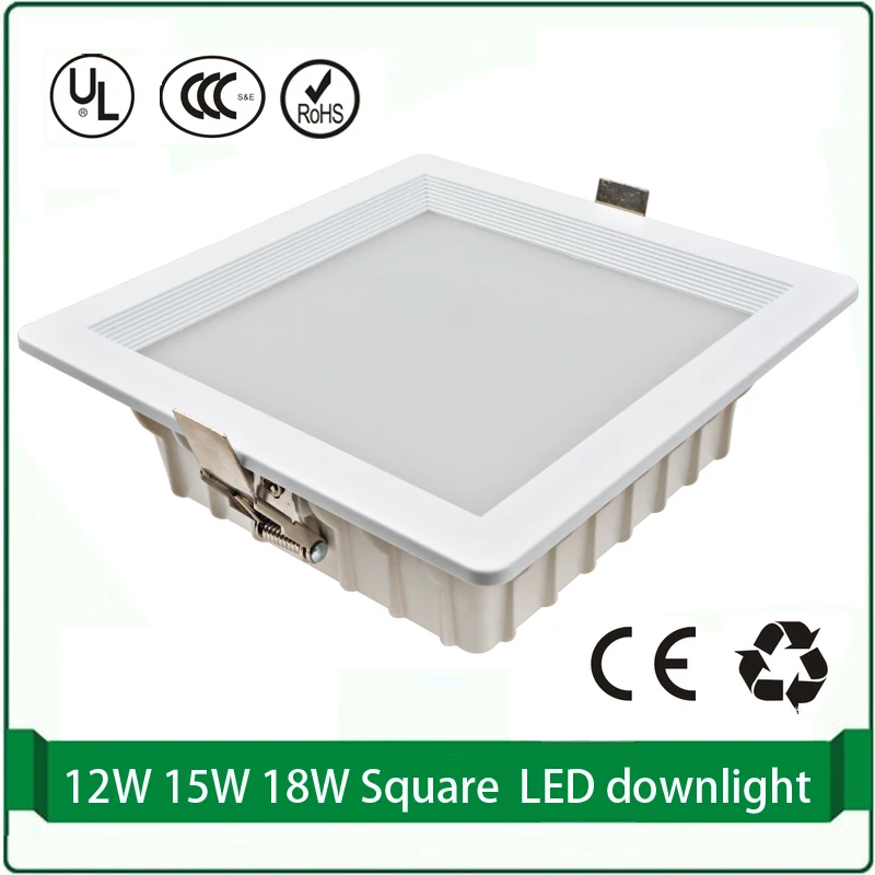 square 180mmx180mm cutout/openning 155mmx155mm 5730 led 12w 15W 18W ...