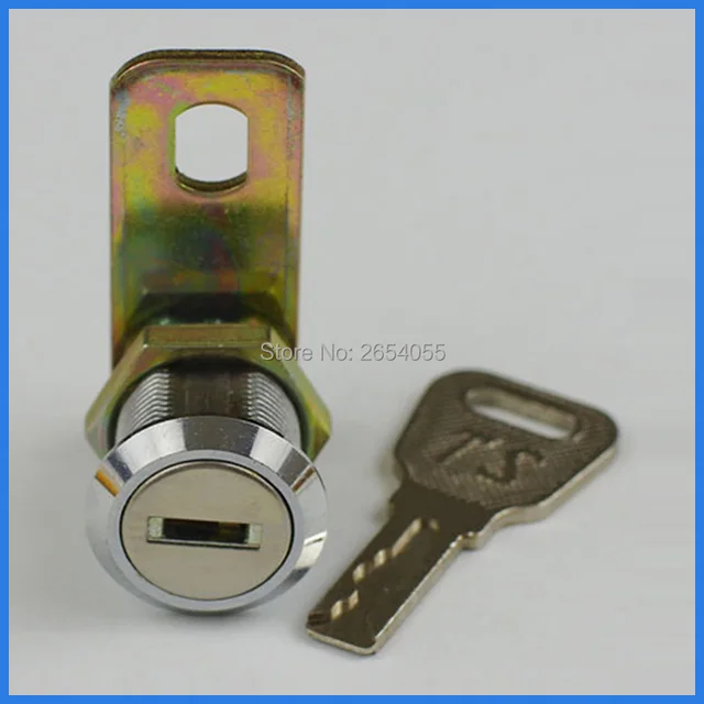 10 pcs 20mm 90 degrees turned flat key cam lock parking meter lock with ...