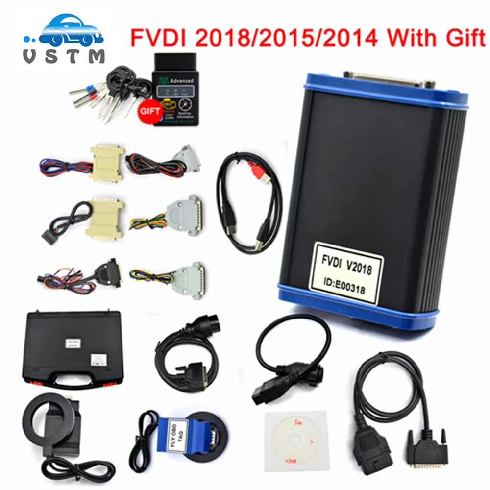 FVDI 2018 Dongle Full Version (Including 18 Software) FVDI ABRITES ...