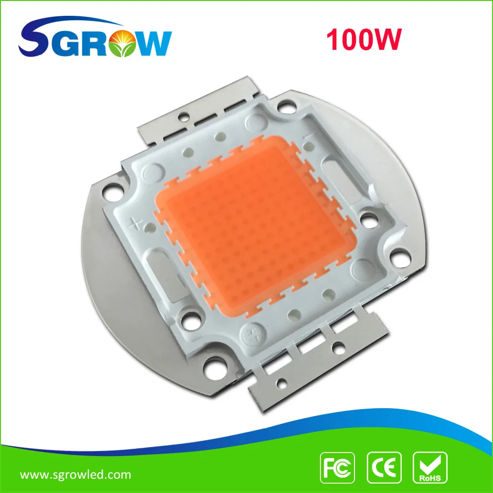 Hydroponice 1W/3W 10W/30w /50W/100w Led Grow Chip . Epistar led chip ...