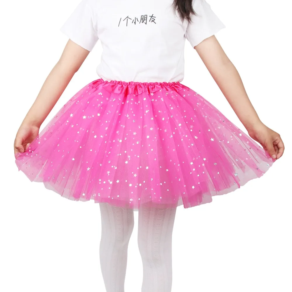 Candy Color Cute Baby Children Kids Girls Sequin Tulle Tutu Skirt ...