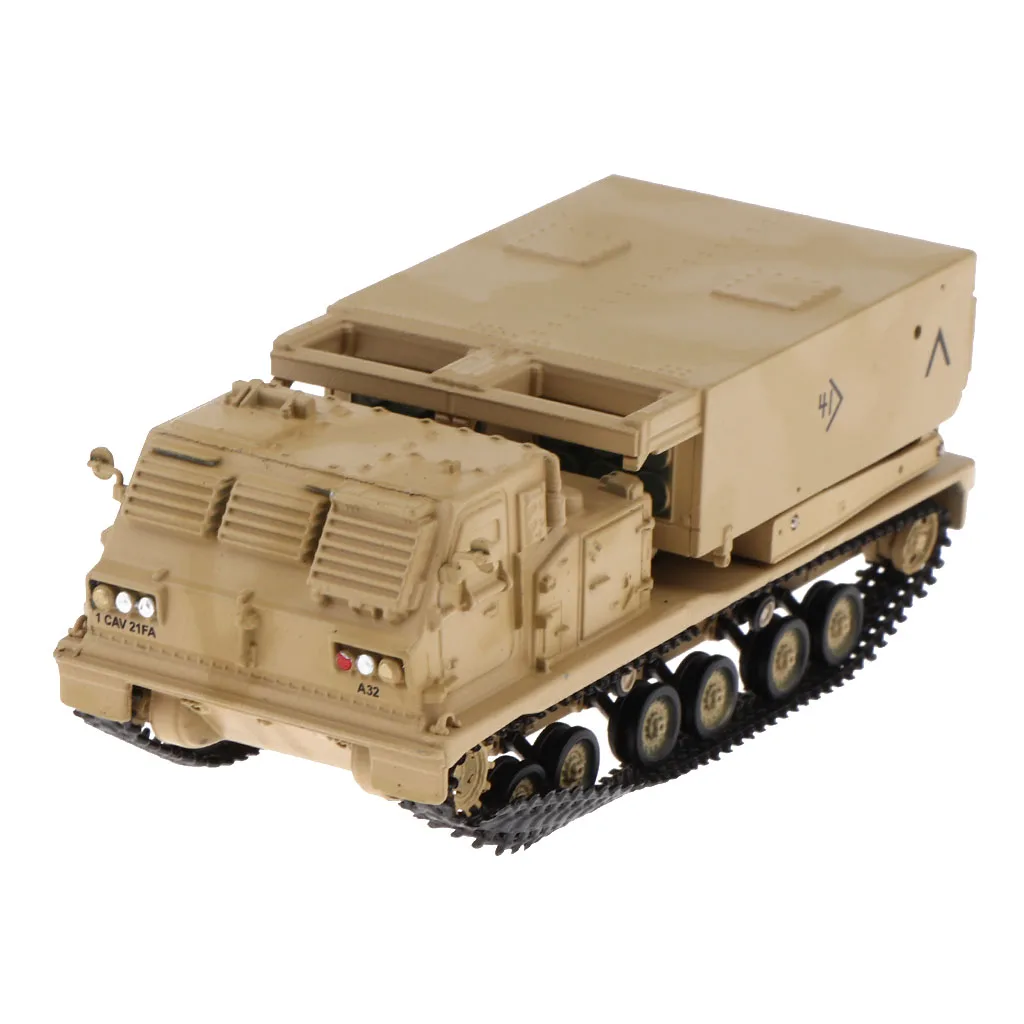 1:72 M270 MLRS Multiple Launch Rocket System Tank Launcher Model ...
