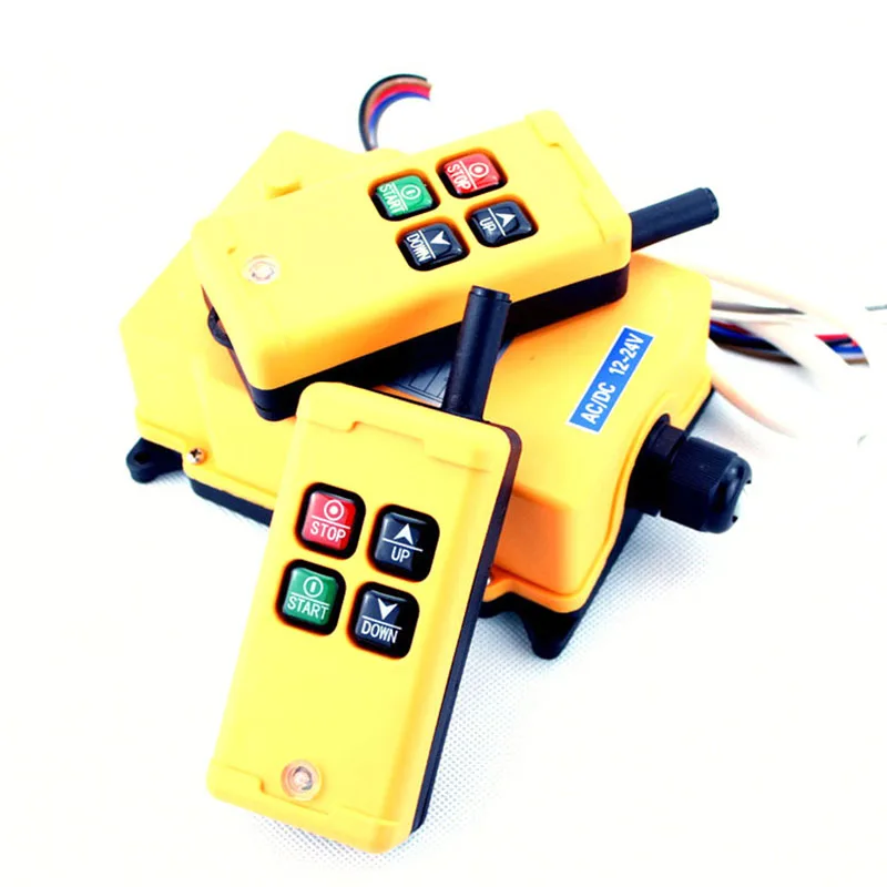 HS 4 Remote Switch 2 transmitter+1 receiver Speed Control Hoist ...