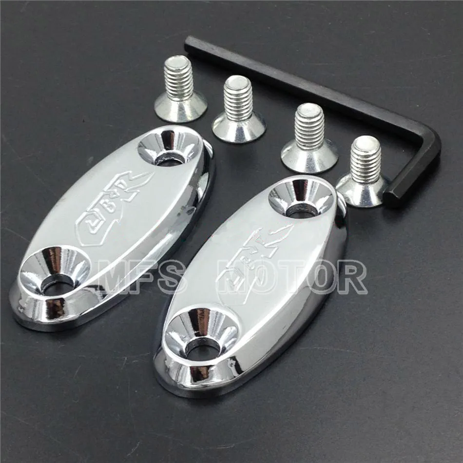 Mirror Block Off base Plates for Hond CBR 600 F4 F4i 900 RR 929 954 ...