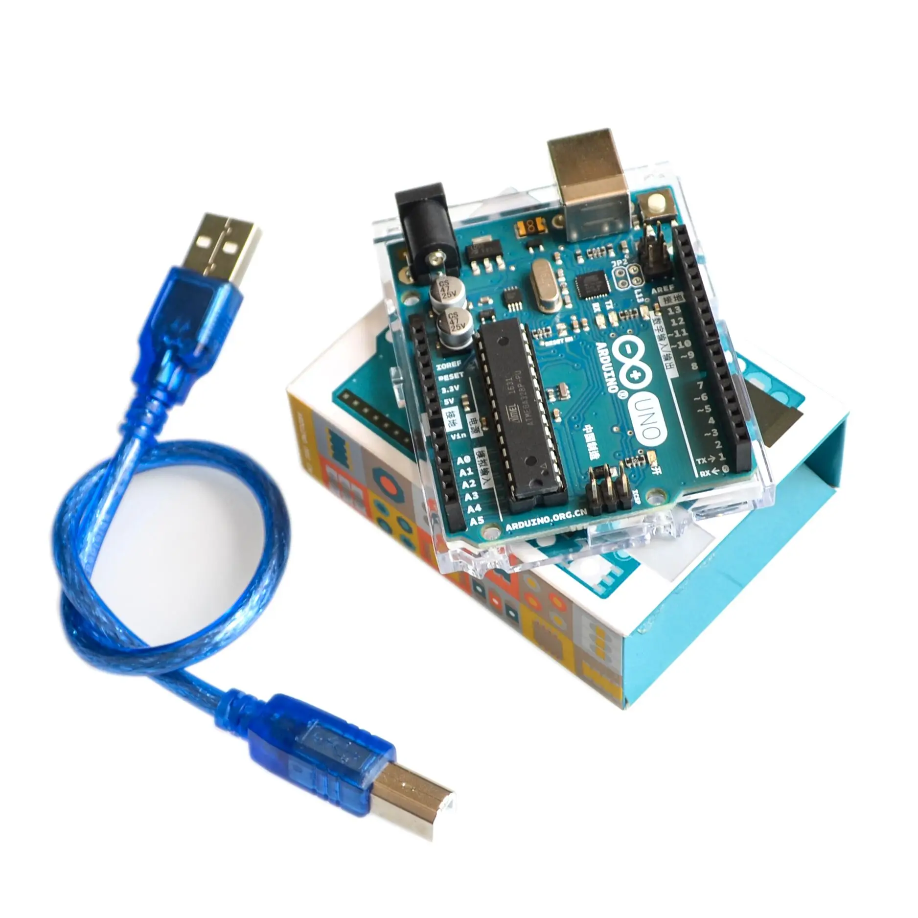 10sets Lot New And Original Arduino Uno R3 Atmega328p Atmega16u2 With