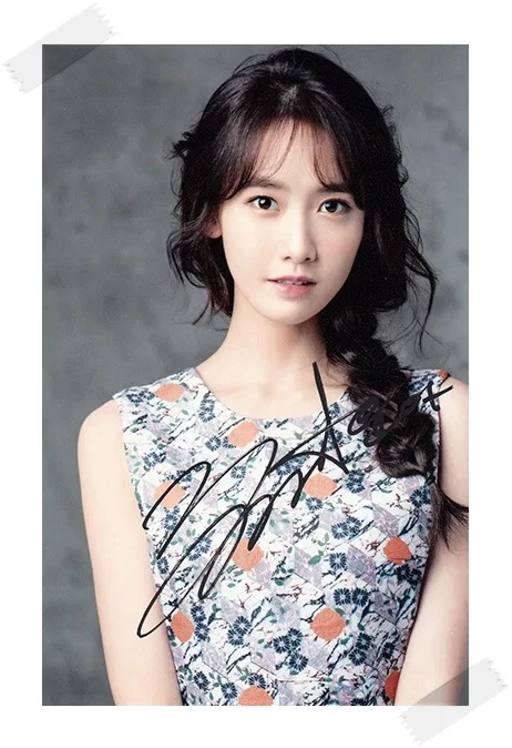 Snsd Yoona Autographed Signed Original Photo 4*6 Inches Collection New ...