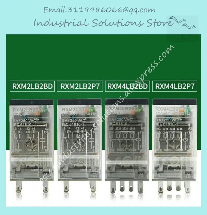 New Relay Rxm2lb2bd(dc24v) Rxm2lb2p7(ac220v) Rxm2lb2jd(dc12v) Rxm2lb2b7 ...