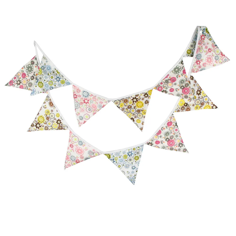 1pcs 3.2m Flower Wedding Party Decoration Bunting Banners Outdoor ...