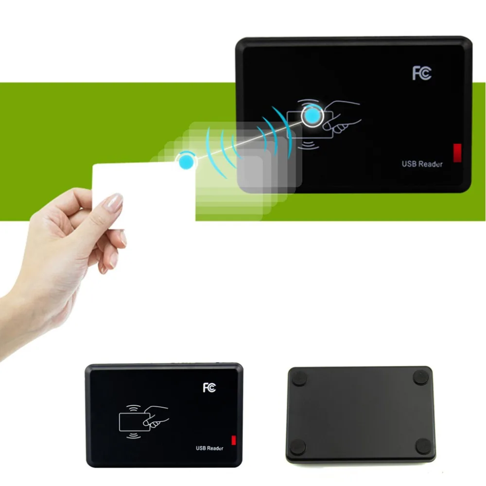 RFID Mifare Card IC Card Reader USB Hassel 13.56MHz MF1 S50 Thin33 New ...