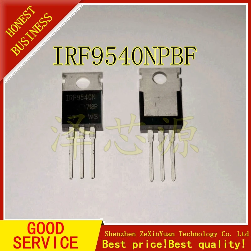 50pcs/lot Irf9540n To220 Irf9540npbf Irf9540 To-220 - Battery ...