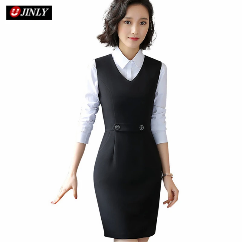 woman clothing office ladies Plus size work Uniforms Fashion formal ...