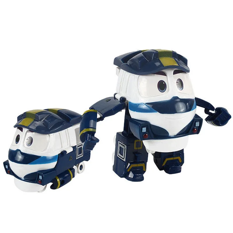 NEW 6 Types 13.5cm Robot Trains Transformation Kay Train Deformation ...