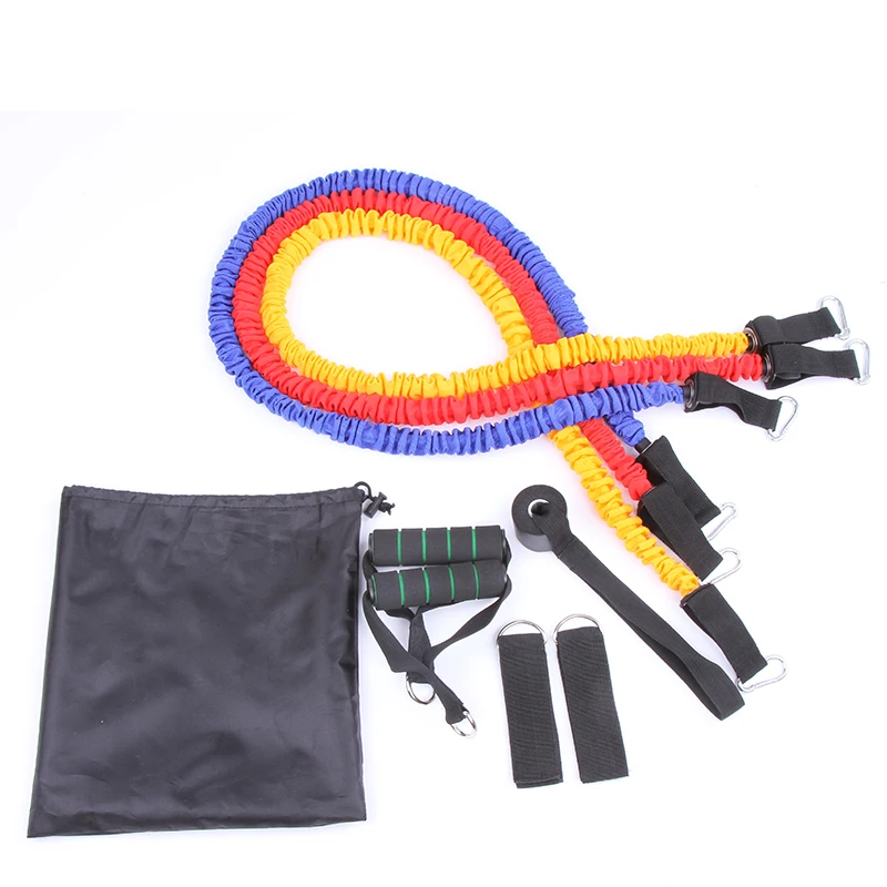 9-Pcs-Set-Expanders-Yoga-Colorful-Resistance-Fitness-Band-Home-Durable ...
