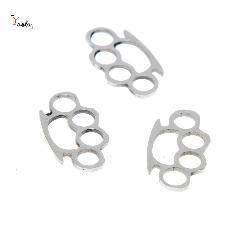 5piece/lot Brass Knuckle charm Stainless steel Brass Knuckle Emblem ...