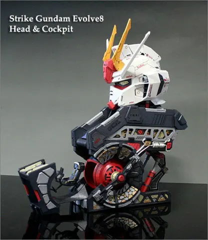 Strike Gundam Evolve8 Head And Cockpit Paper Model|gundam zaku|gundam ...