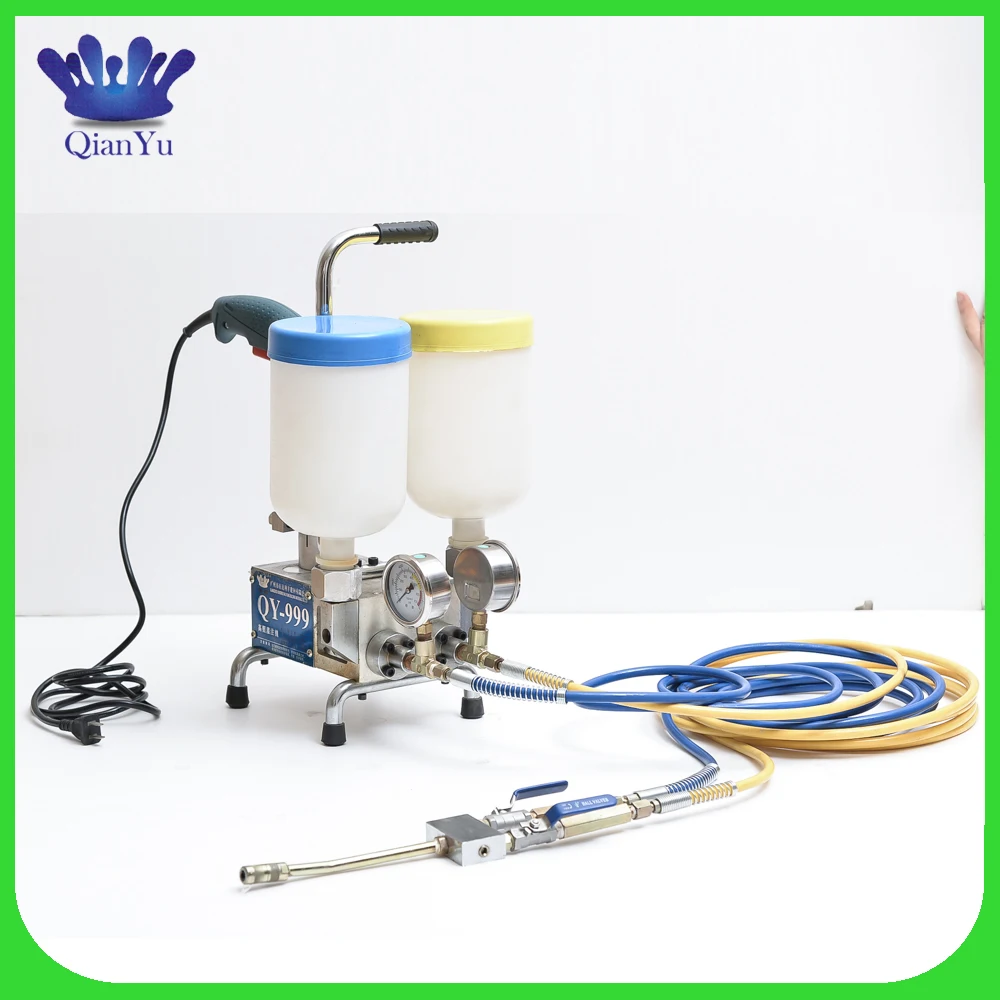 Double Polyurethane Foam Injection Grouting Machine Epoxy Injection ...