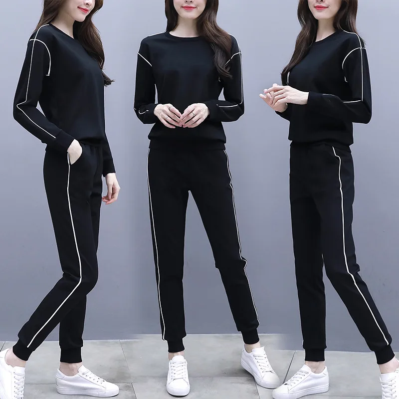 Tracksuit For Women autumn winter 2018 new Korean version of the tide ...