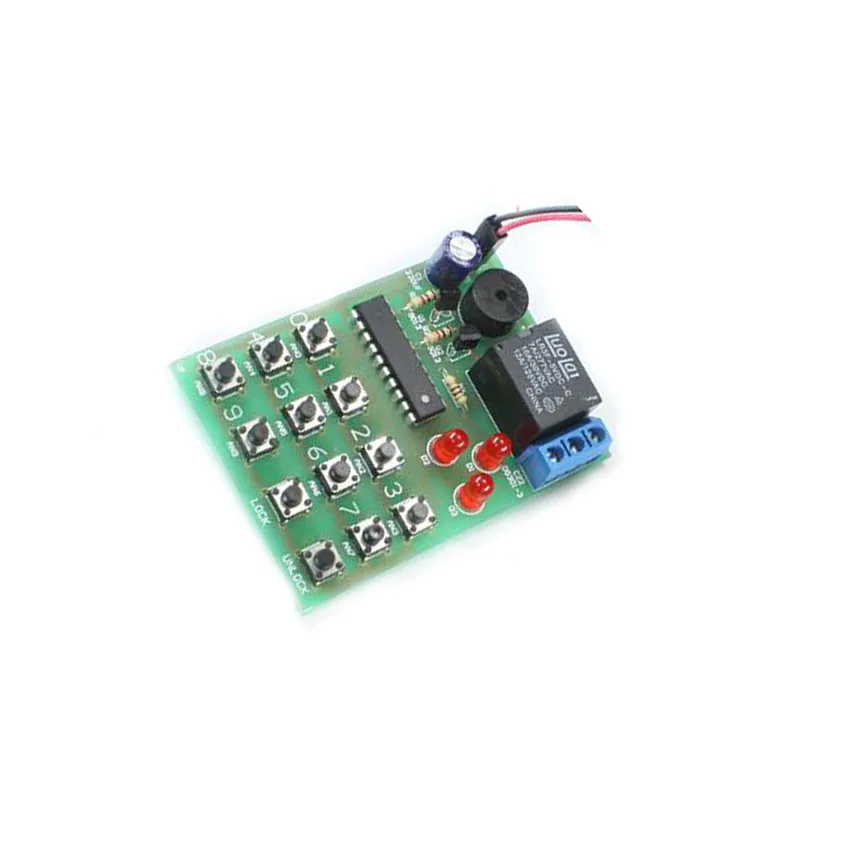 electronic coded lock kit HQS1436 Simple electronic combination lock ...