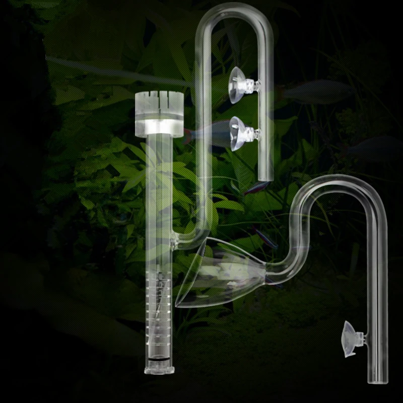Aquarium ADA Style Inflow Outflow Lily Water Pipe Set Surface Oil film ...