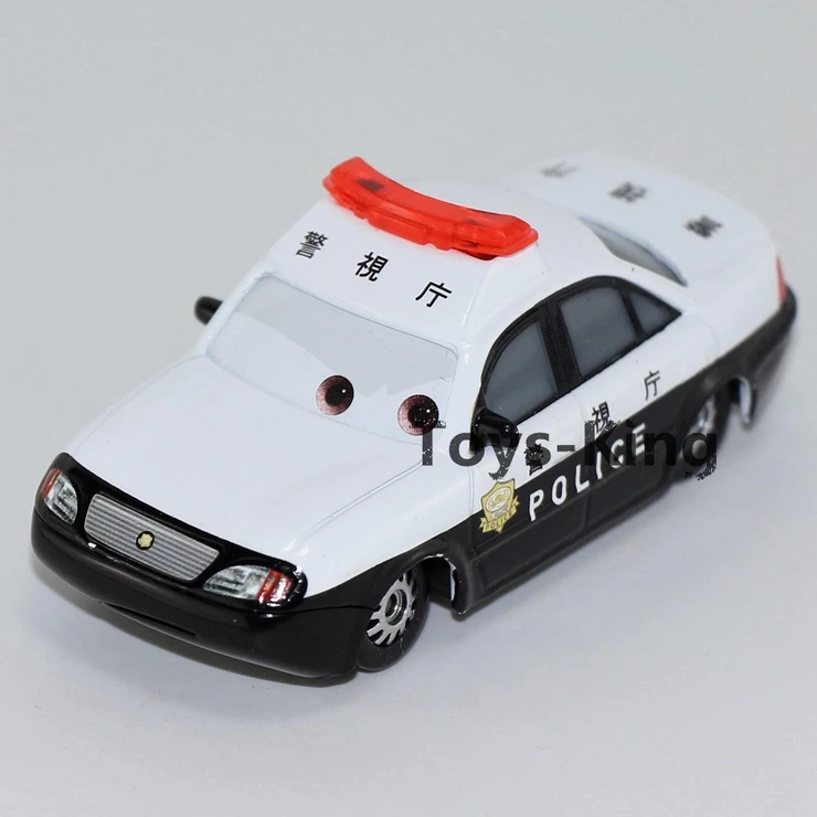 Japan Police Car Of Pixar Cars 2,mini Alloy Toy Car,1:55 Scale, Diecast ...