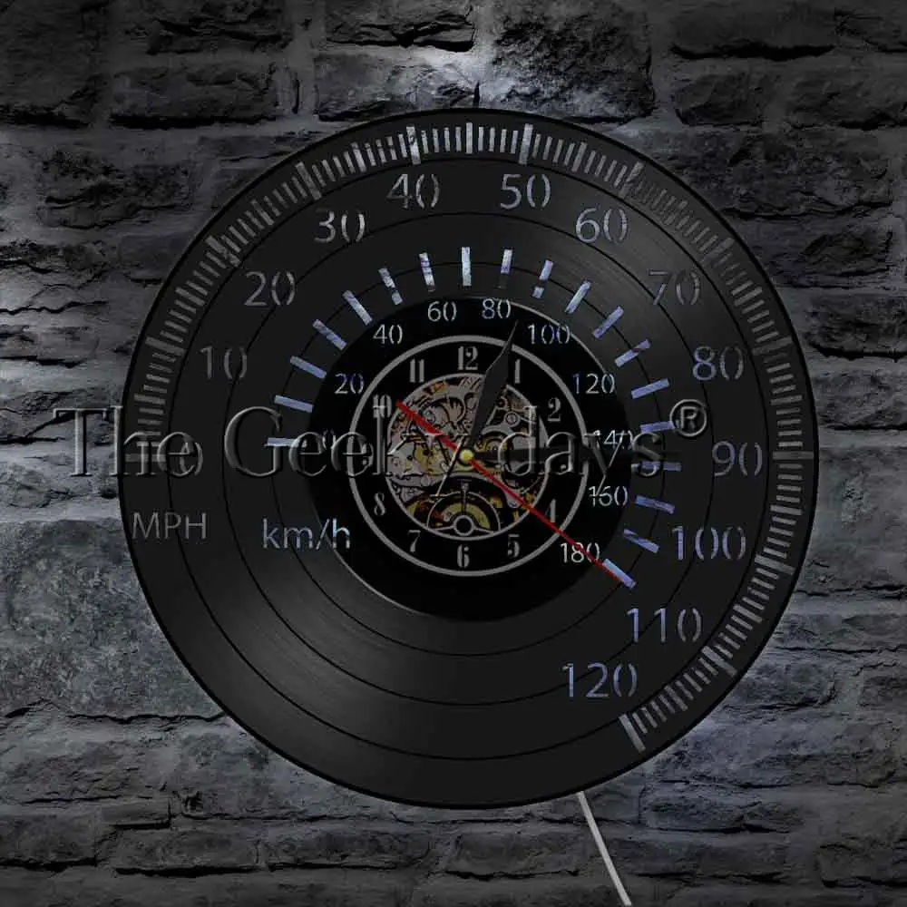 Vintage Cafe Racer Tachometer Wall Art Speedometer Wall Clock ...