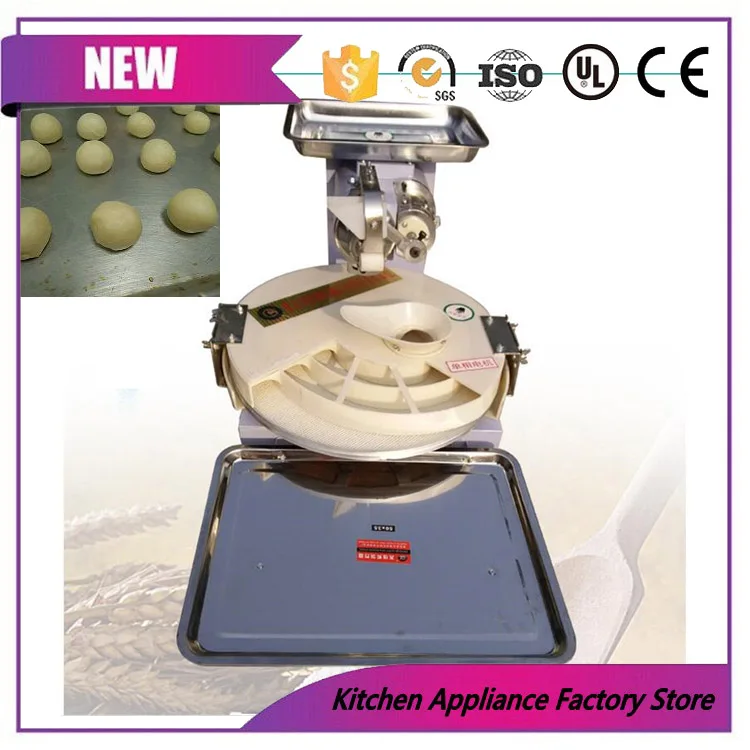 Stainless steel bakery pizza dough ball rounder divider making machine ...