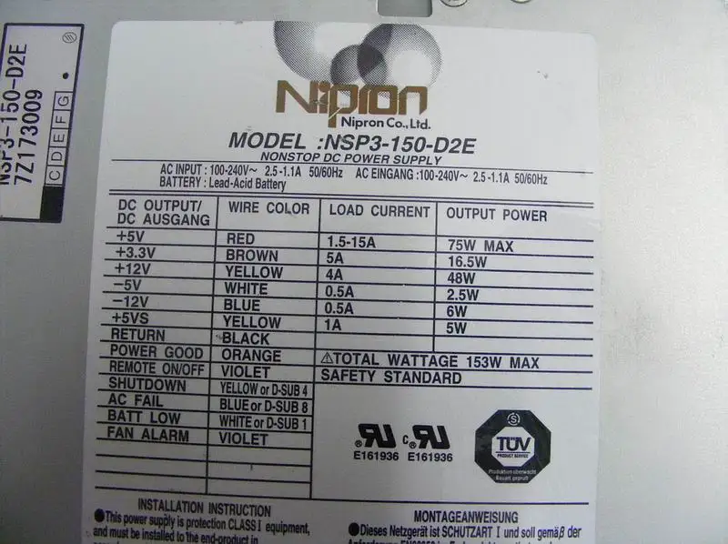 Original Nipron NSP3 150 D2E venta con buena calidad|sell beat|sell ...