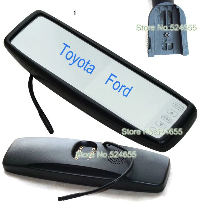 4.3 inch car monitors 4.3inch car rear view monitor system for Toyota ...