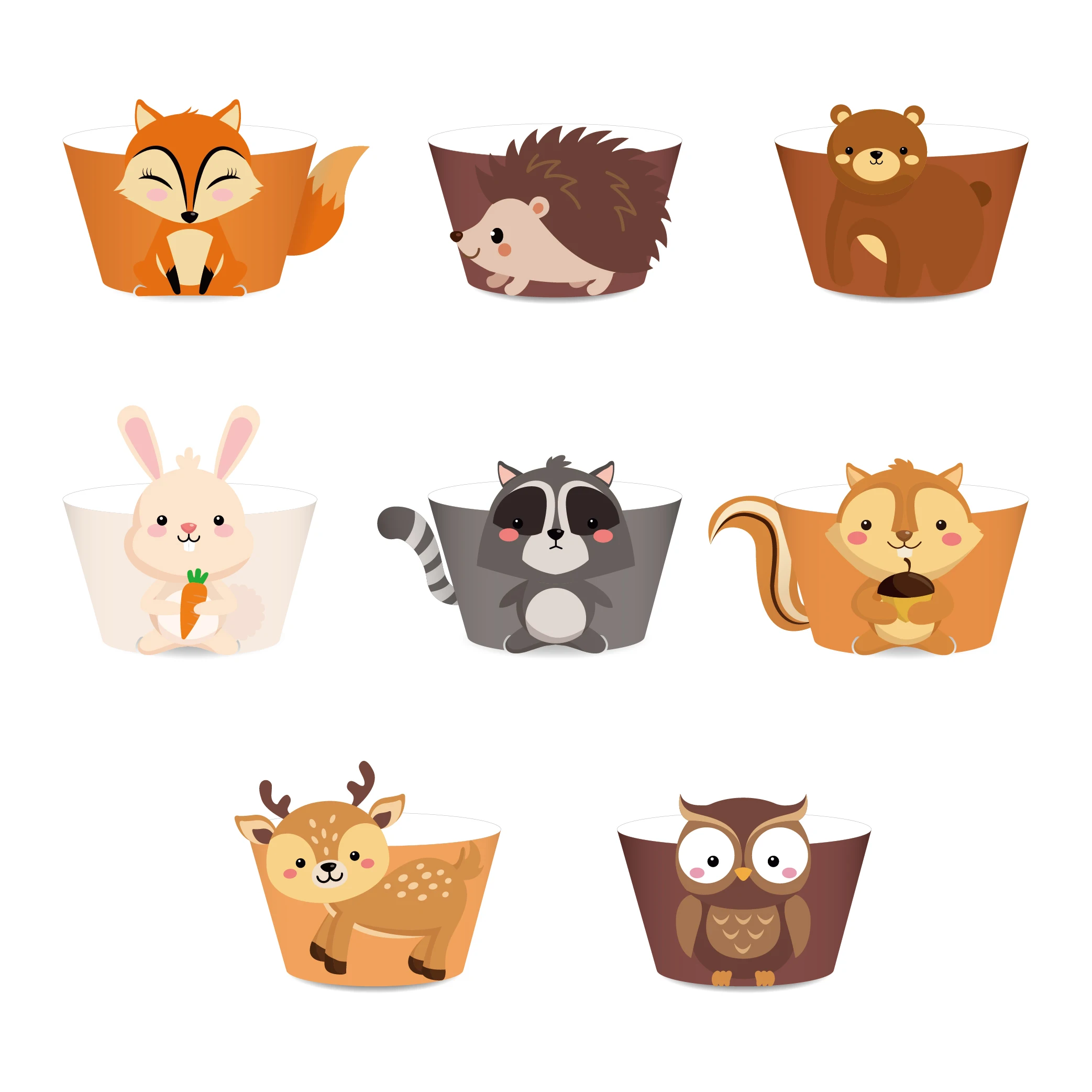 Safari Jungle Cake Border Baby Shower Party Cake Wrappers Decorations ...