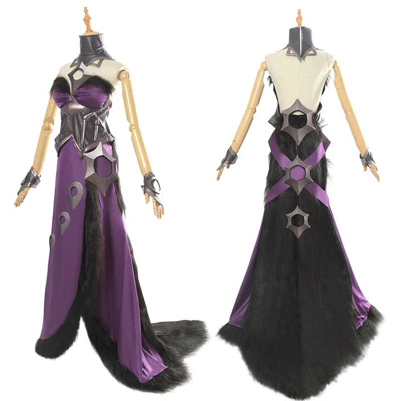 Game LOL Cosplay Costumes The Fallen Morgana Cosplay Costume Halloween ...